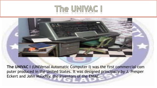 computrer evolution and generation | PPT