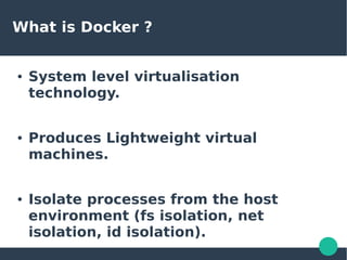Docker Introduction | PDF