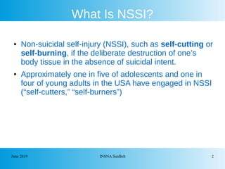 Roles and Words in a massive NSSI-Related Interaction Network | PPT