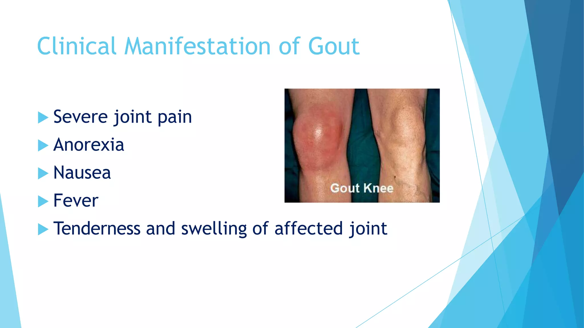 Drug therapy of gout | PPTX | Chemistry | Science