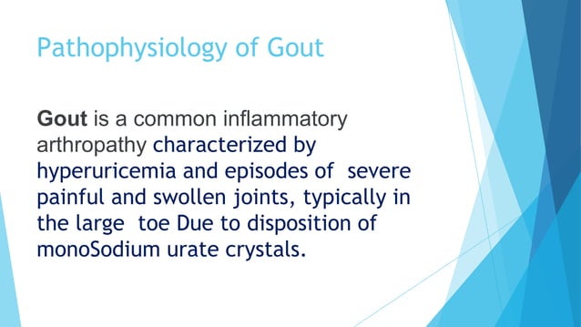 Drug therapy of gout | PPTX | Chemistry | Science