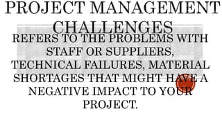 Contemporary Issues in Project Management | PPTX