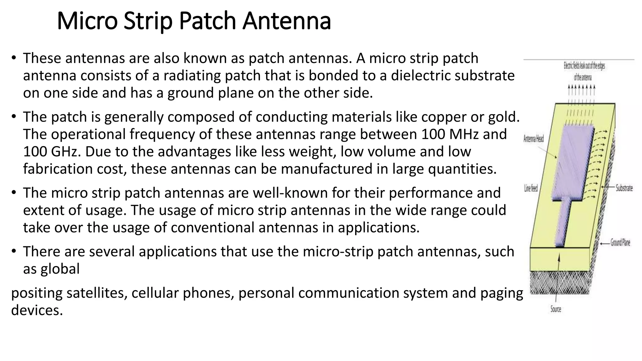 microwave antennas | PPTX
