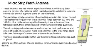 microwave antennas | PPTX