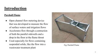 Parshall Flume and Discharge Measurement Accessories | PPT