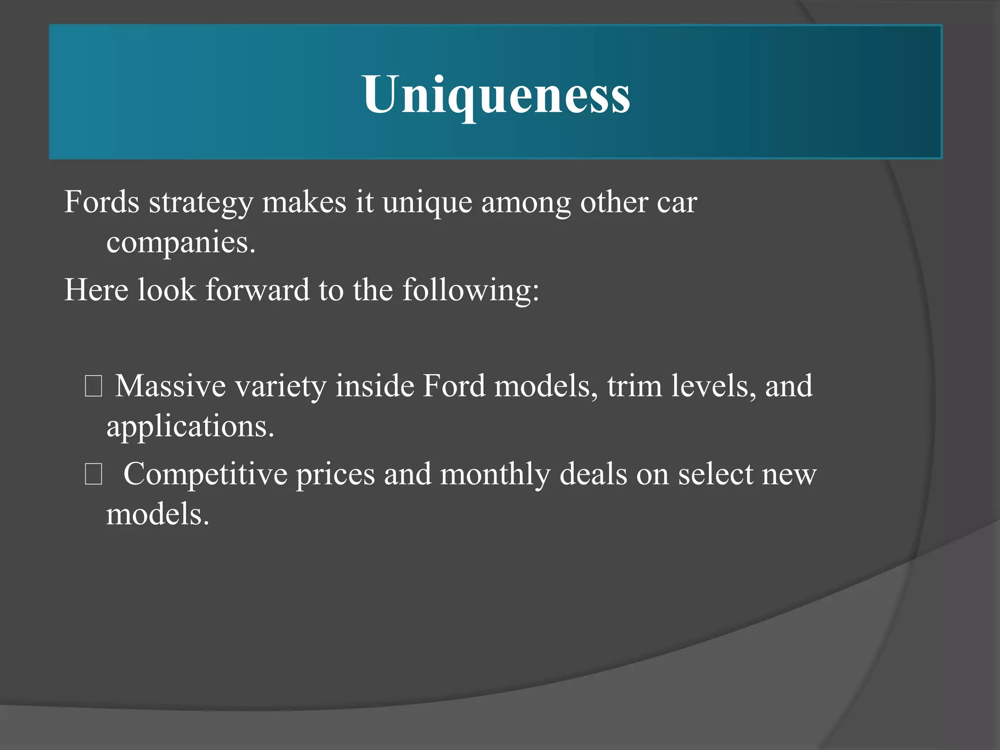 Ford Motors | PPT