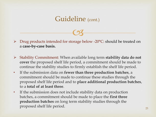 Q1A(R2): STABILITY TESTING OF NEW DRUG SUBSTANCES AND PRODUCTS | PPTX