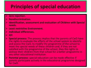 Presentation on What is Special Education | PPTX