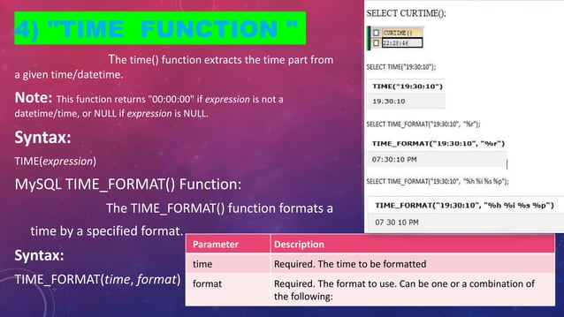 sql function(ppt) | PPTX