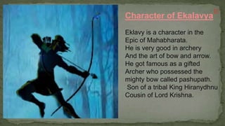 Charecter Of Eklavy | PPTX