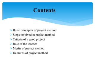 Project Method | PPT
