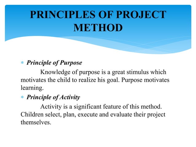 Project Method | PPTX