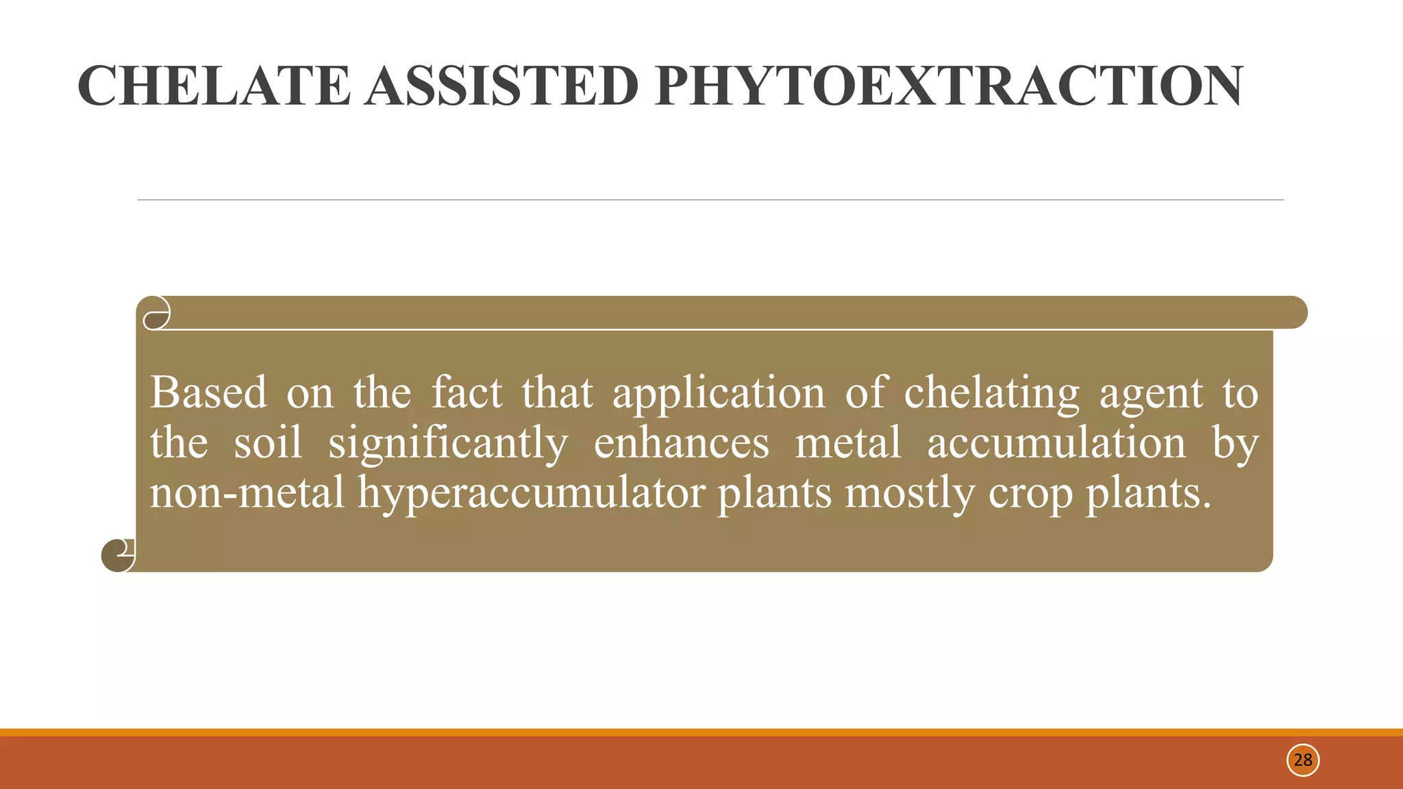 Chelate Assisted Phytoextraction | PPTX