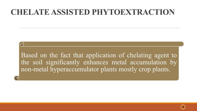 Chelate Assisted Phytoextraction | PPTX