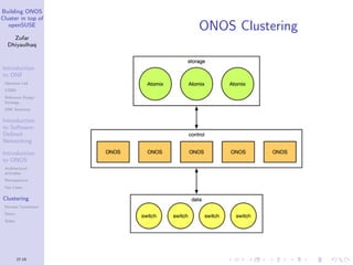 Building ONOS Cluster in top of openSUSE | PPT