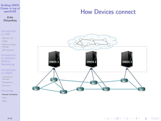 Building ONOS Cluster in top of openSUSE | PPT