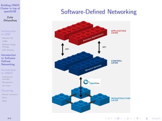 Building ONOS Cluster in top of openSUSE | PPT