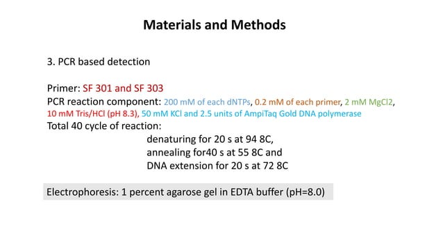 Loop Mediated Isothermal Amplification (LAMP) | PPTX