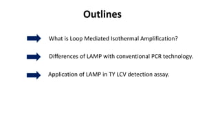 Loop Mediated Isothermal Amplification (LAMP) | PPTX