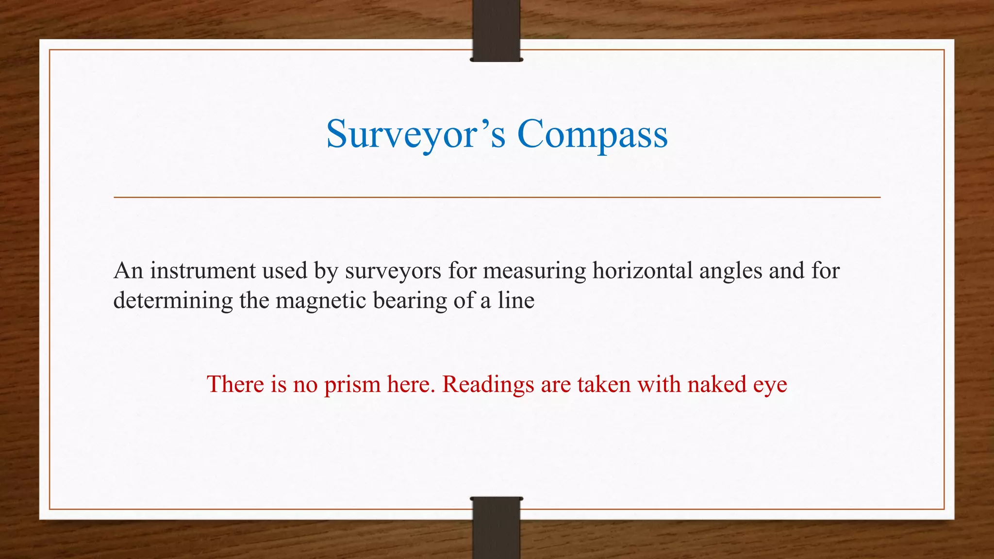 Compass Surveying | PDF