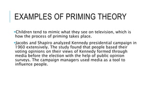 Media Priming Theory | PPTX