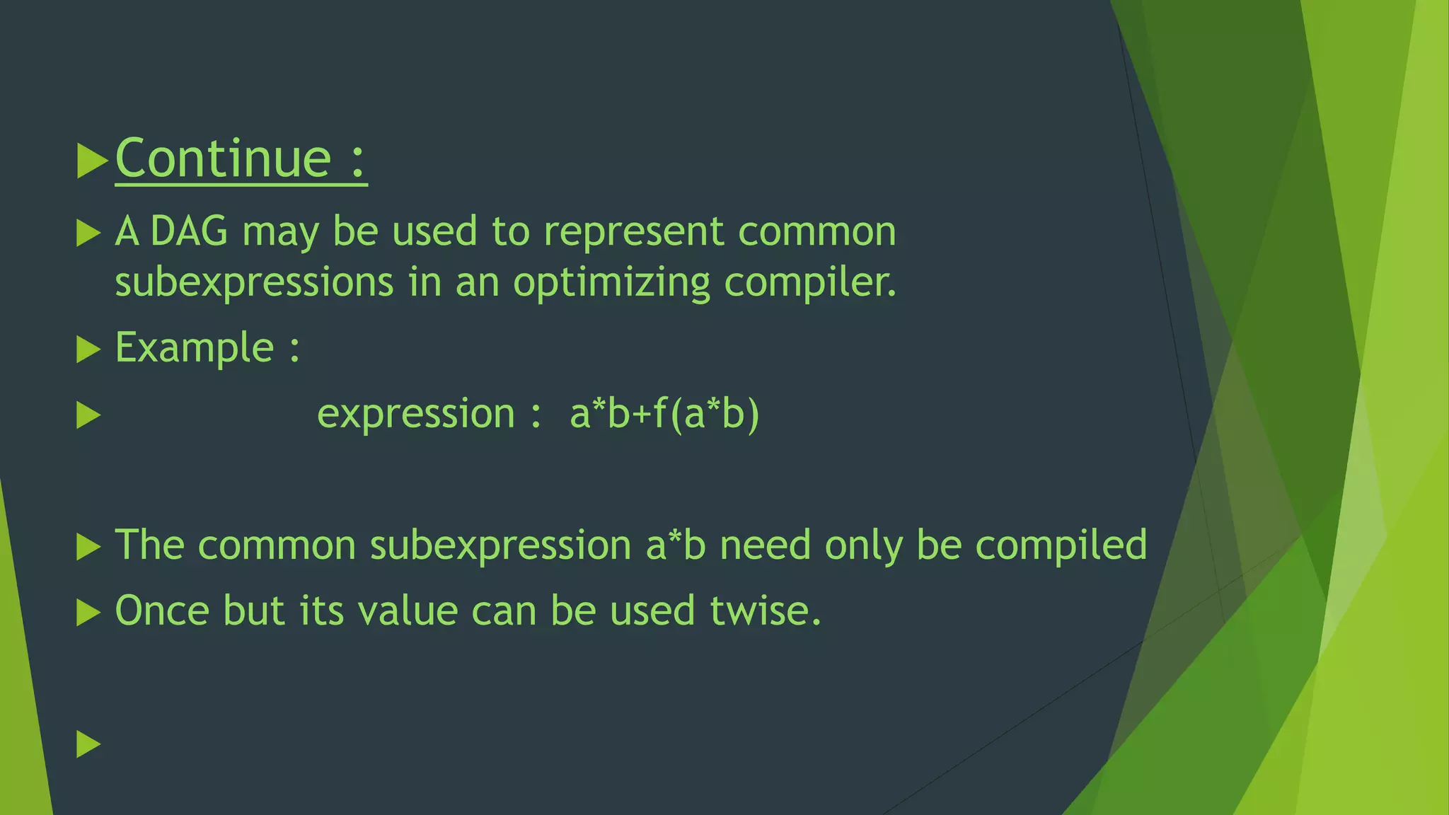 Direct Acyclic Graph Dag Pptx Programming Languages Computing