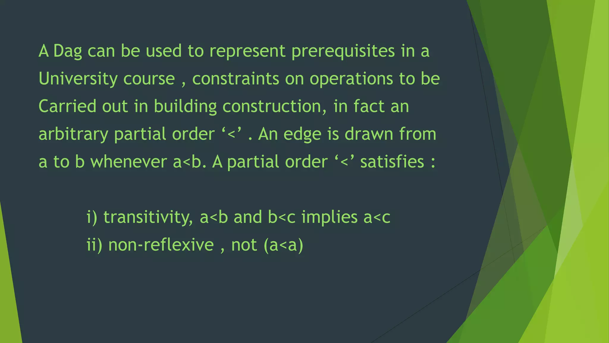 Direct Acyclic Graph Dag Pptx Programming Languages Computing