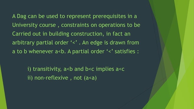 Direct Acyclic Graph (DAG) | PPTX | Programming Languages | Computing