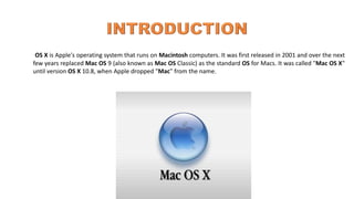 MAX OS X operating system | PPT
