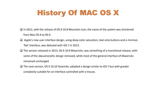 MAX OS X operating system | PPT