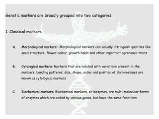 Molecular Markers | PPTX