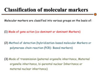 Molecular Markers | PPT