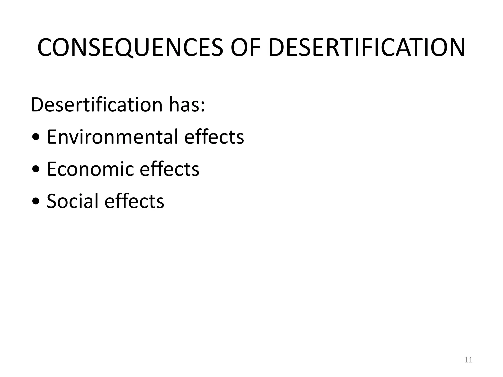 desertification | PPTX