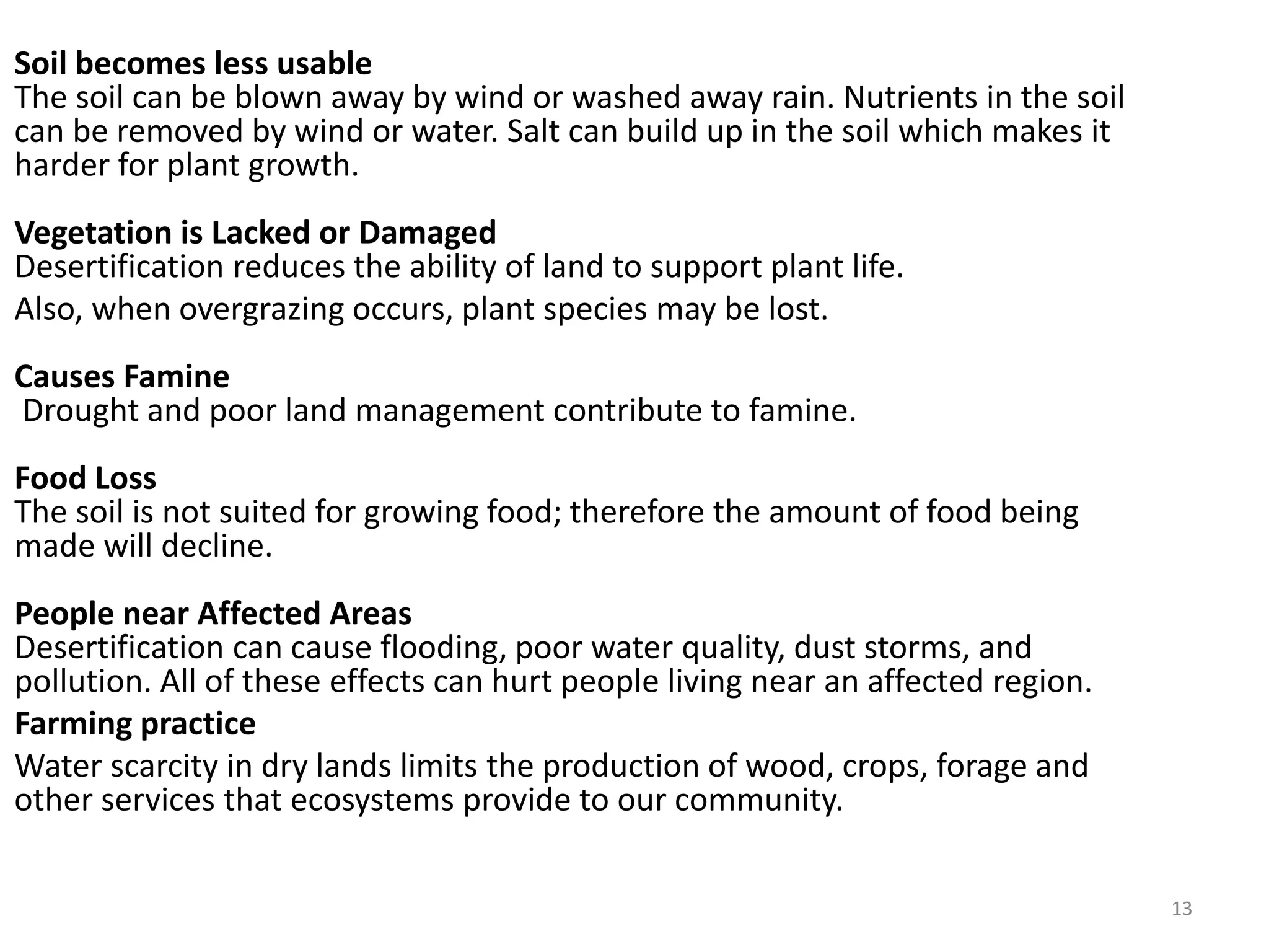 desertification | PPTX