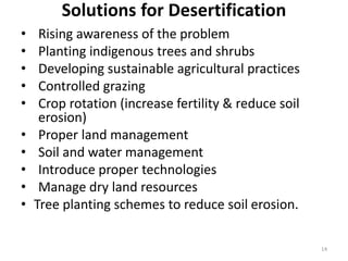 desertification | PPTX