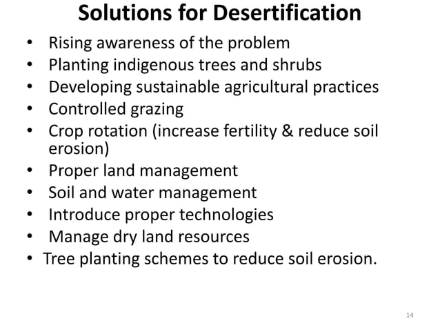 desertification | PPTX