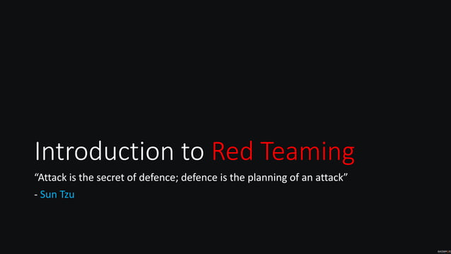 Python-Assisted Red-Teaming Operation | PPT