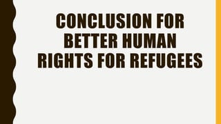 refugee & Human rights | PPTX
