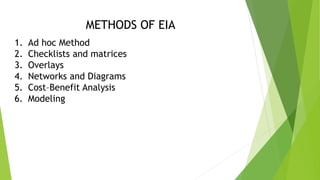 EIA OF DAM: DURGAWATI RESERVIOR | PPTX