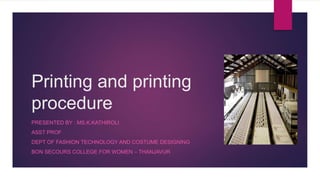 Textile printing | PPTX