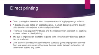 Textile printing | PPTX