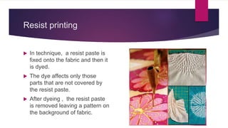 Textile printing | PPTX