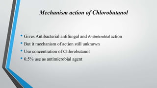 Antimicrobial agent use in Ophthalmic preparation | PPT