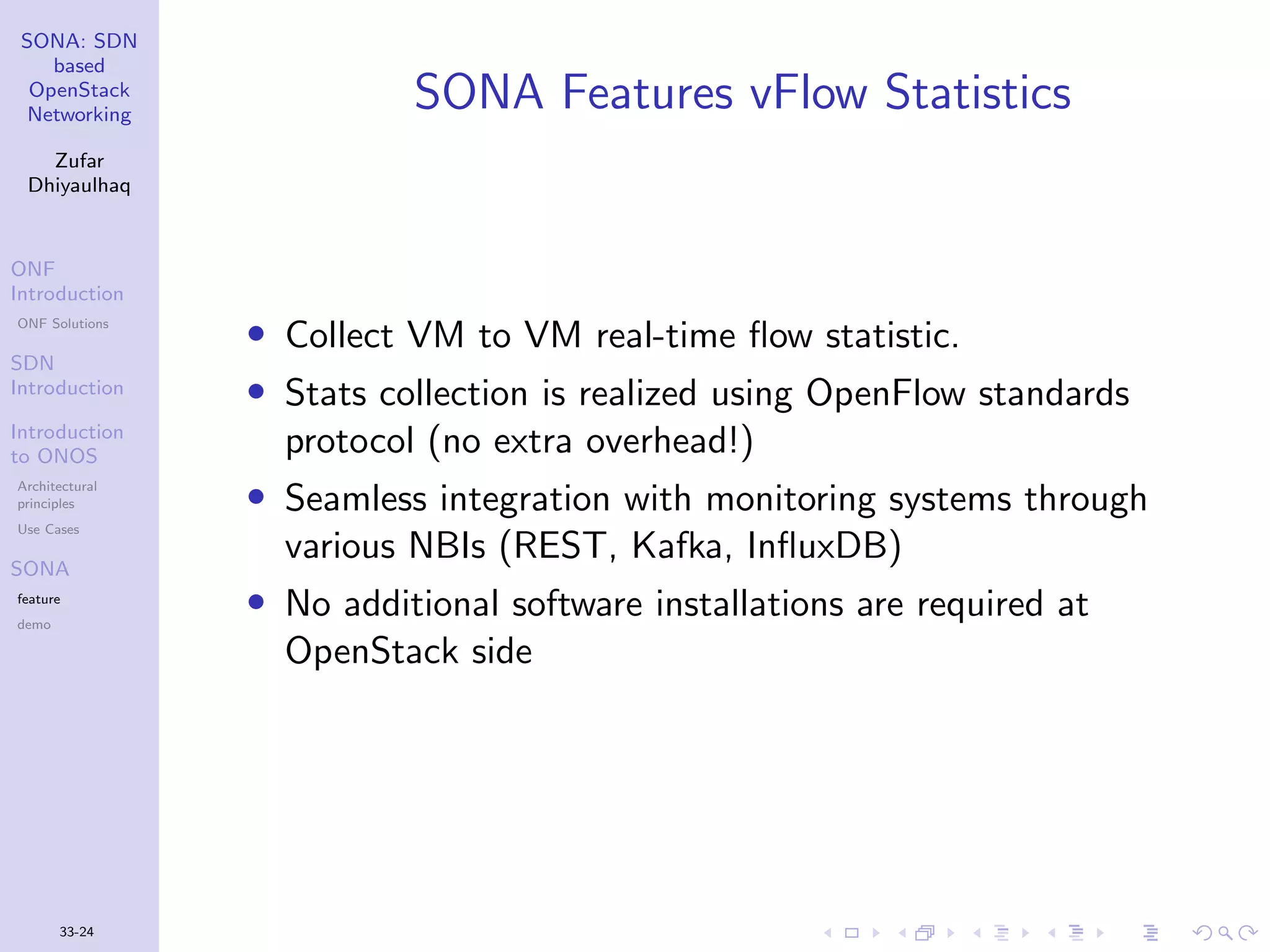 Sona Sdn Based Openstack Networking Ppt