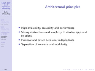 SONA: SDN based OpenStack Networking | PDF