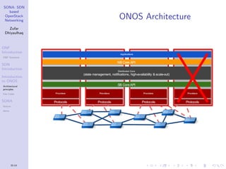 SONA: SDN based OpenStack Networking | PPT