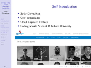 SONA: SDN based OpenStack Networking | PDF