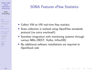 SONA: SDN based OpenStack Networking | PPT