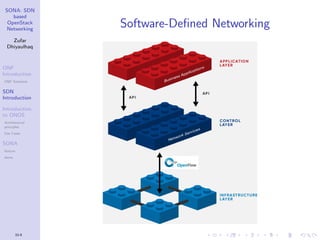 SONA: SDN based OpenStack Networking | PPT