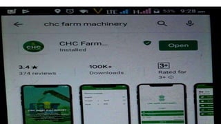 Custom Hiring Centre - for Agri Machinery - on rental basis मोबाइल फ़ोन ...